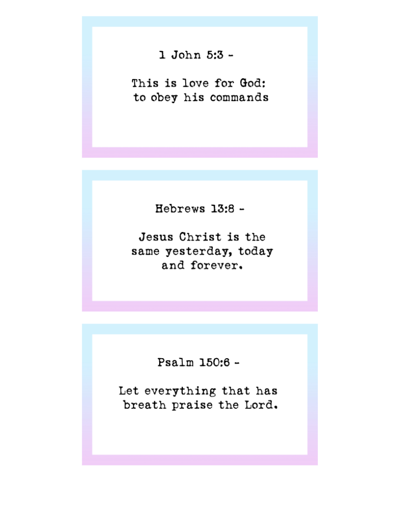 4 Ways to Memorize Scripture with Kids – All Day Everyday Mom