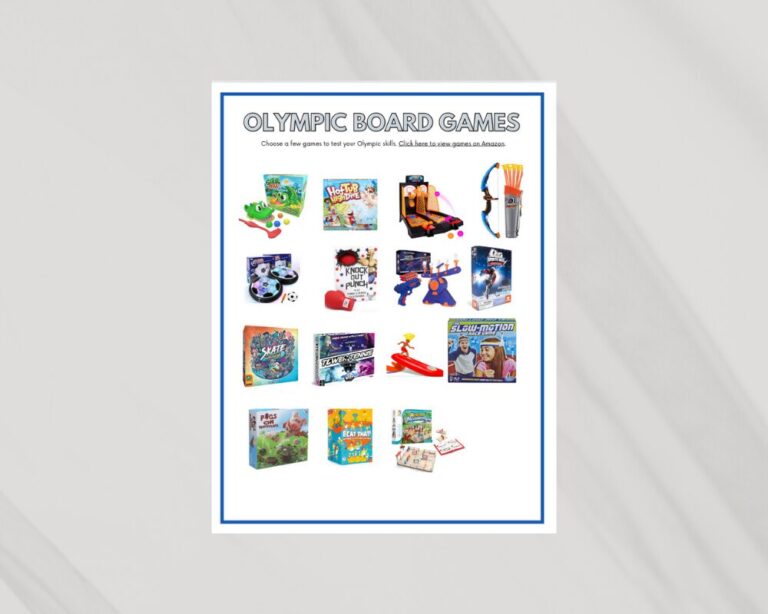 Summer Olympics Printable Pack - All Day Everyday Mom